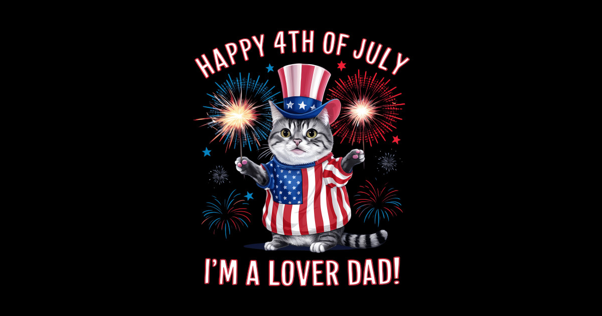 HAPPY 4TH JULY - Happy 4th July - Posters and Art Prints | TeePublic