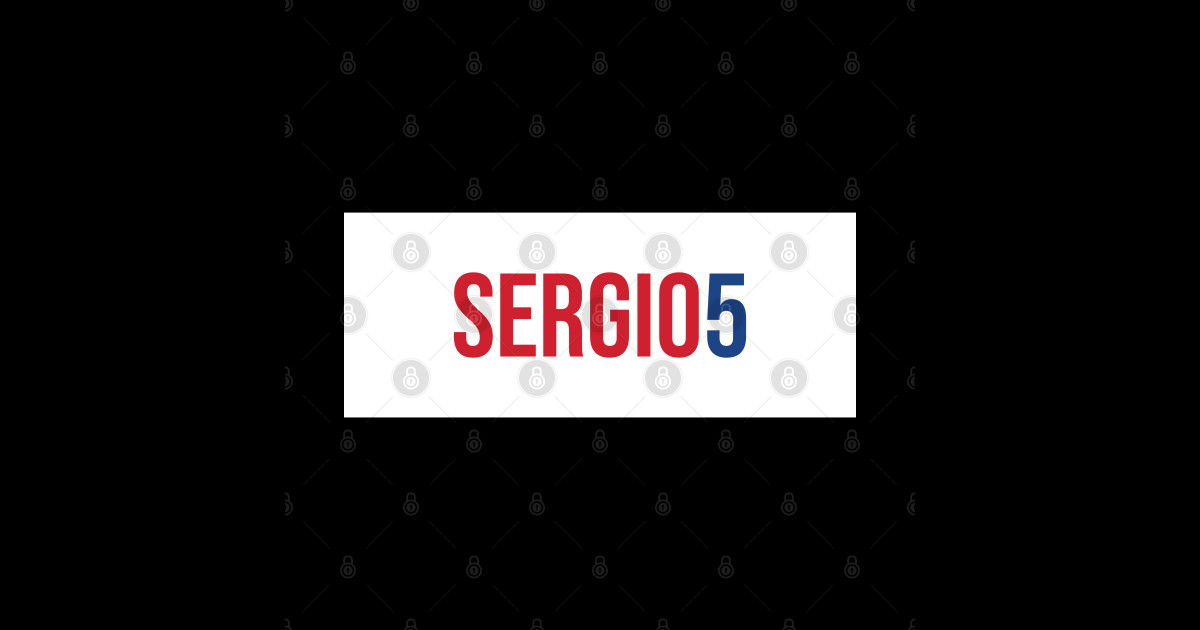 Sergio 5 - 22/23 Season - Sergio Busquets - Sticker | TeePublic