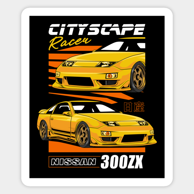 Nissan 300ZX Car - Nissan 300zx Car - Sticker | TeePublic