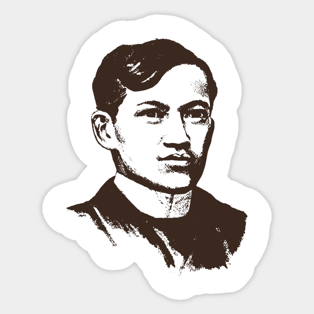 Jose Rizal Portrait - Jose Rizal - Sticker | TeePublic
