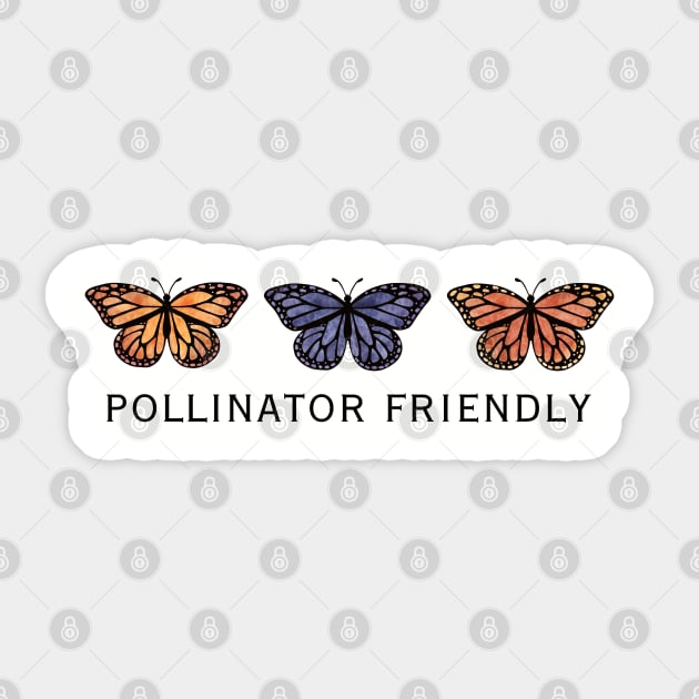 Monarch Butterflies Pollinator Garden - Monarch Butterflies - Sticker ...