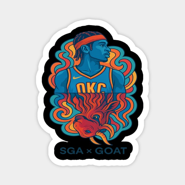 SGA-Shai Gilgeous-Alexander Mirror GOAT Psychedelic Power - Sga ...