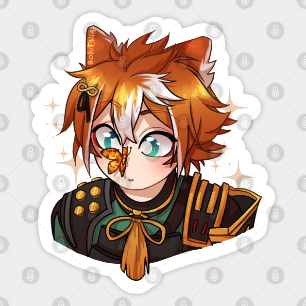 Gorou Genshin Impact FANART - Gorou - Sticker | TeePublic