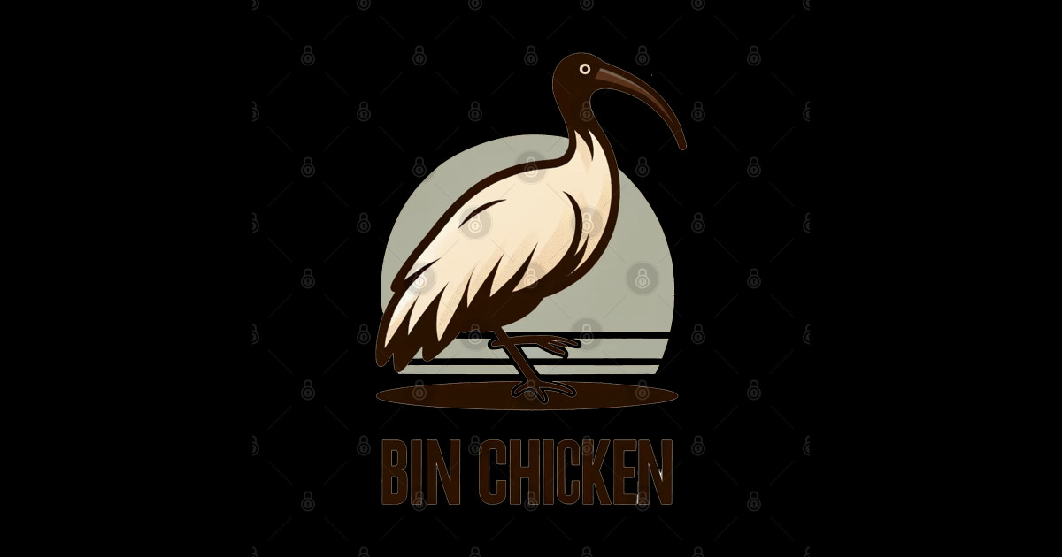Bin Chicken - Bin Chicken - Sticker | TeePublic