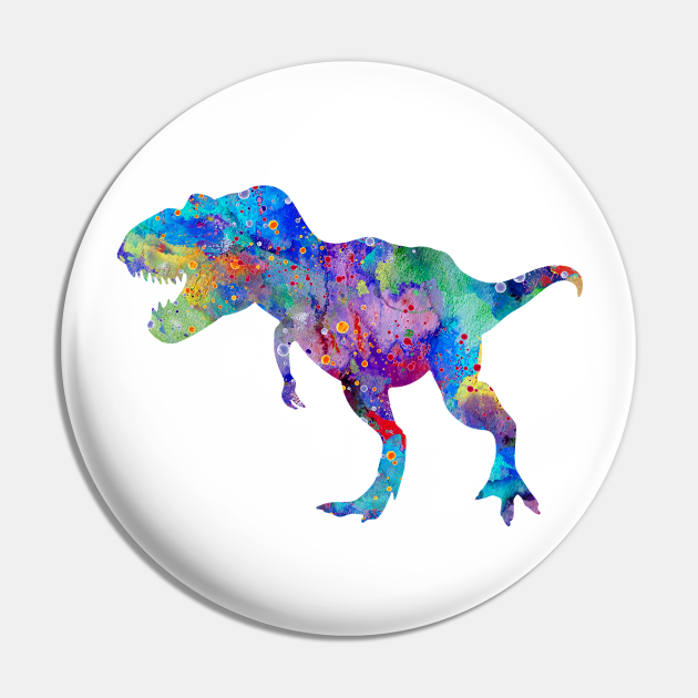 Dinosaur T-Rex Art Tyrannosaurus Rex Decor Watercolor Print - Dinosaur ...
