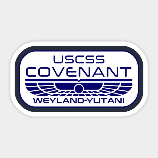 USCSS Covenant patch mission - Alien Covenant - Sticker | TeePublic