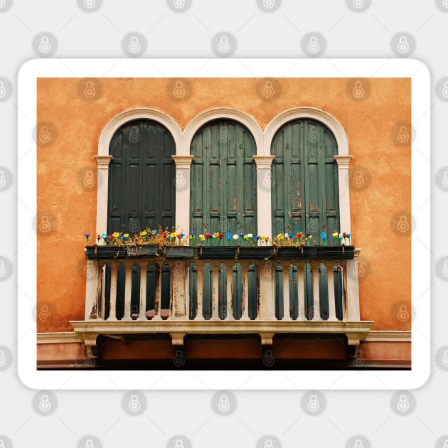 Balcony in Murano - Murano - Sticker | TeePublic