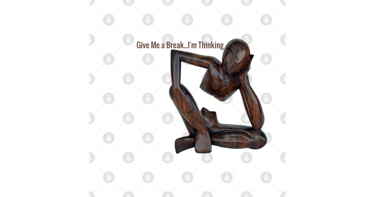 The Thinker Funny - The Thinker Rodin - Long Sleeve T-Shirt | TeePublic