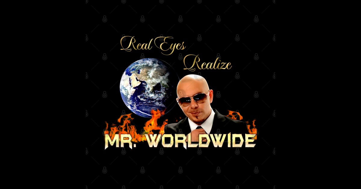 Real eyes Mr rapper - Pitbulls Artist Worldwide - Sticker | TeePublic