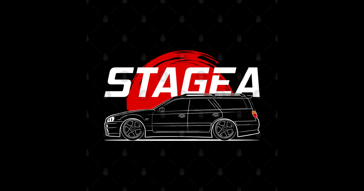 Racing Stagea Station Wagon JDM - Stagea - Sticker | TeePublic