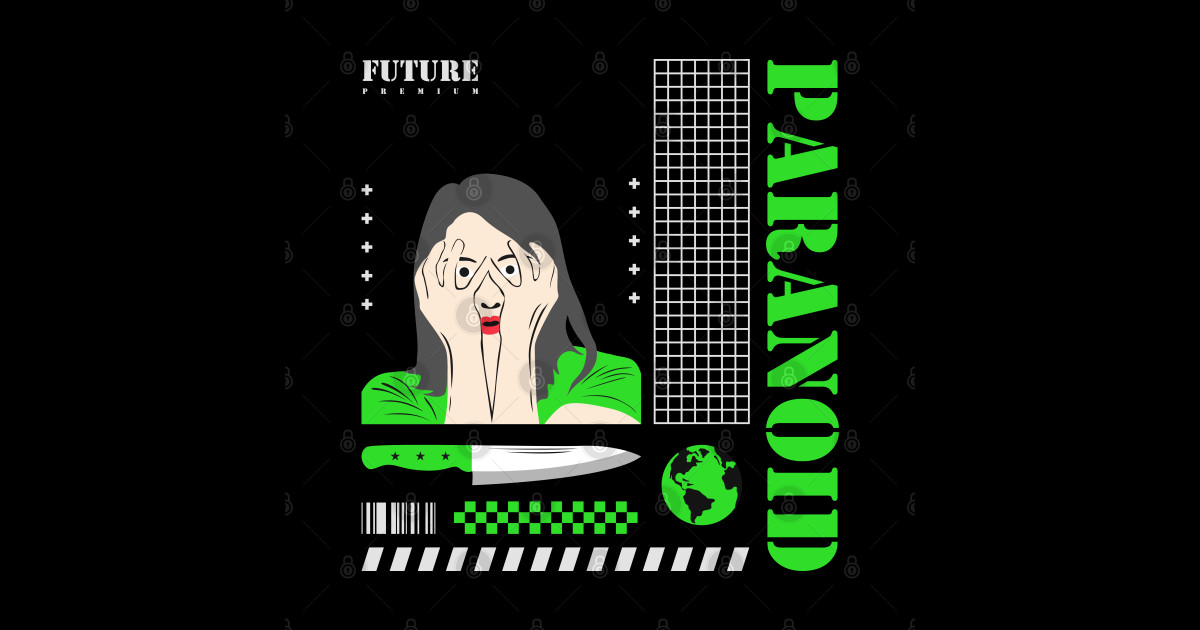 Paranoid - Paranoid - Sticker | TeePublic