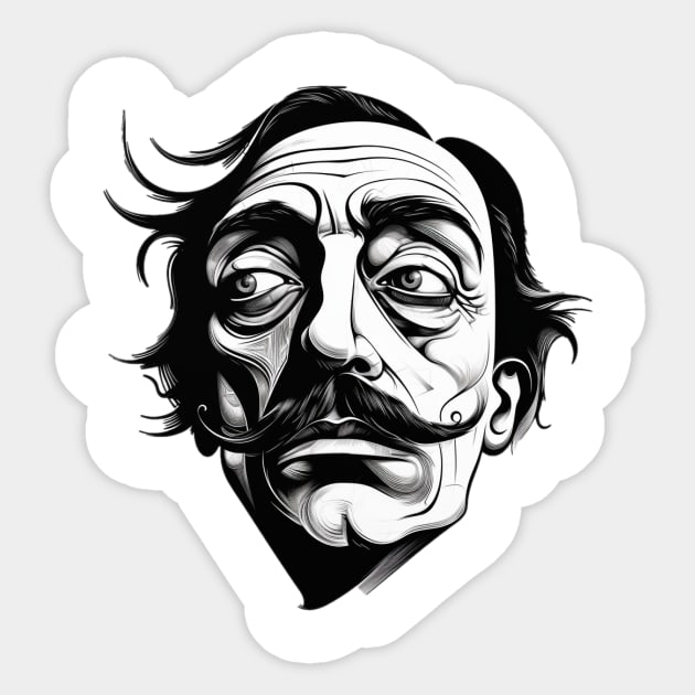 Dali - Salvador Dali - Sticker | TeePublic