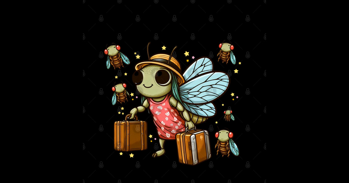 Cicada We Out.Funny Cicada Family Journey Funny Cute Cicada girls - We ...
