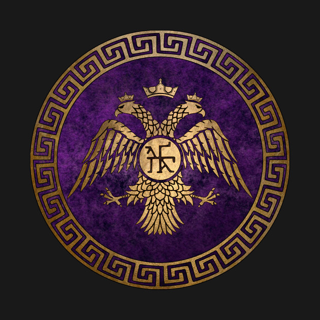 Byzantine Empire Byzantium Symbol of Constantinople - Macedon - T-Shirt ...