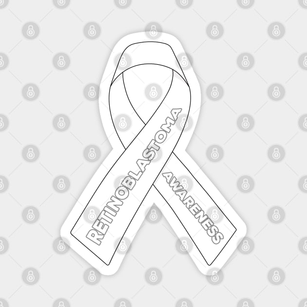 Retinoblastoma Awareness Ribbon - Retinoblastoma Matters - Magnet ...