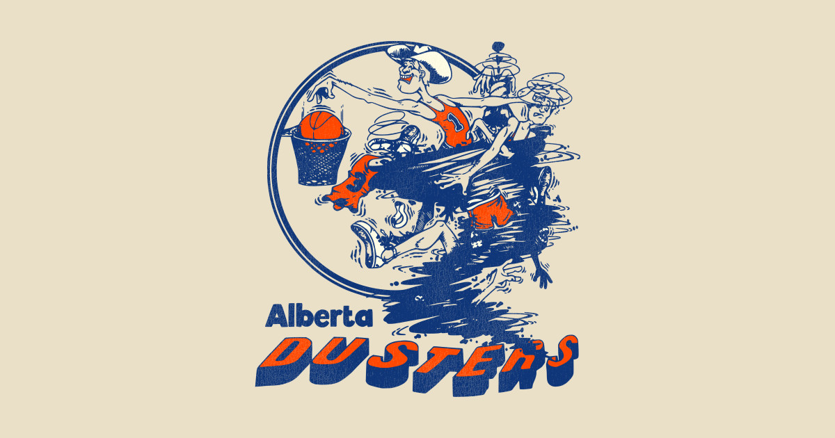 Defunct Alberta Dusters Basketball Team - Basketball - T-Shirt | TeePublic