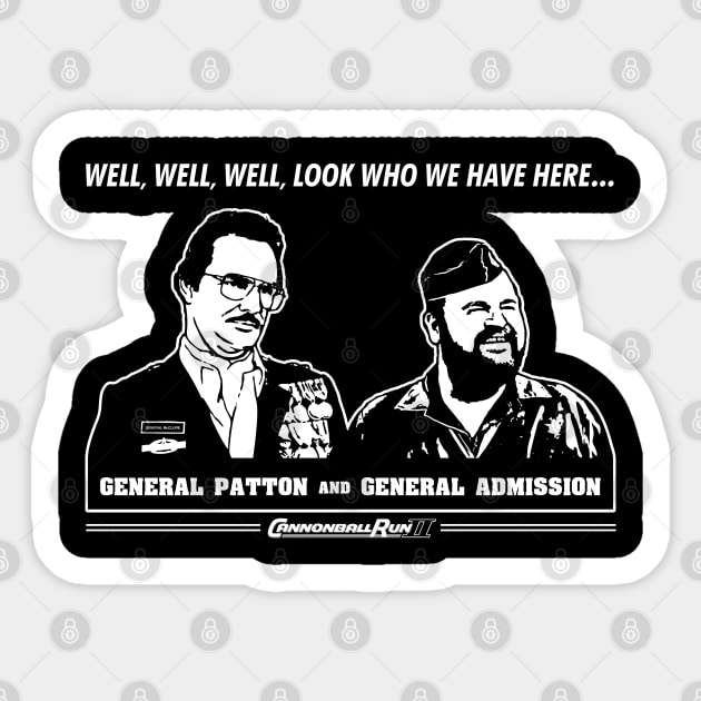 Cannonball Run 2 - Cannonball Run - Sticker | TeePublic