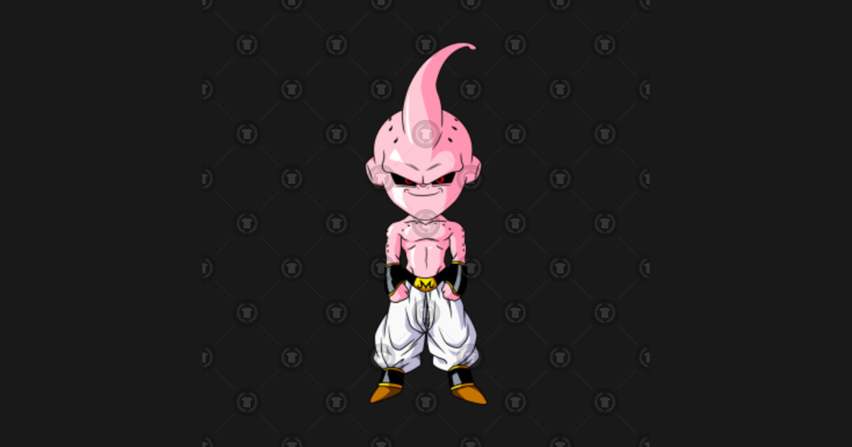 Kid Buu Chibi - Goku - Sticker | TeePublic