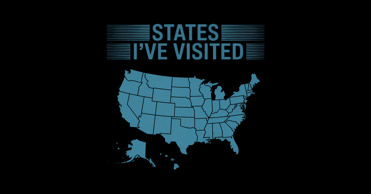 Coloring Activity States I've Visited United States Map - Coloring ...