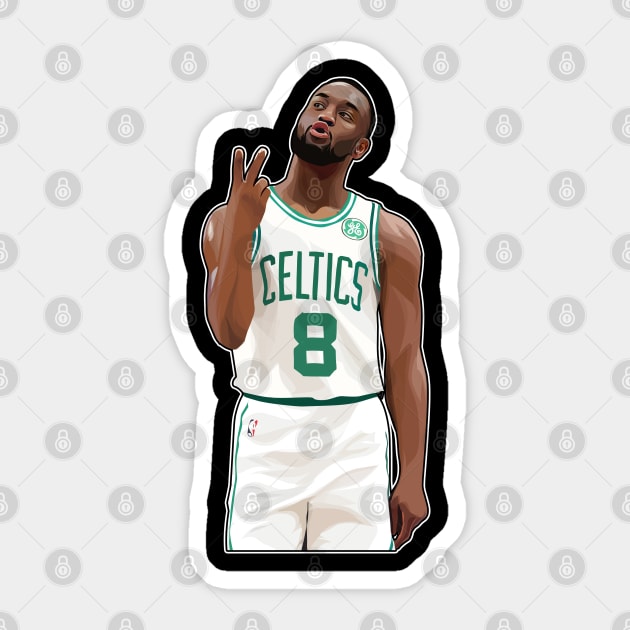 Kemba Walker Hand Sign - Kemba Walker - Sticker | TeePublic