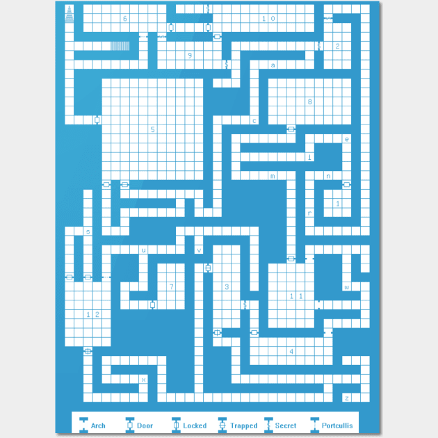 Old School RPG Map - Map - Posters and Art Prints | TeePublic