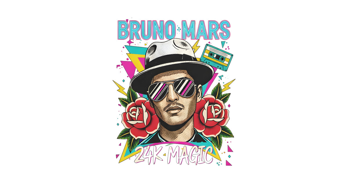 Bruno Mars - Bruno Mars - T-Shirt | TeePublic