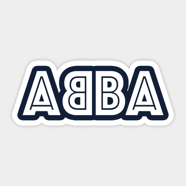 ABBA - Abba - Sticker | TeePublic