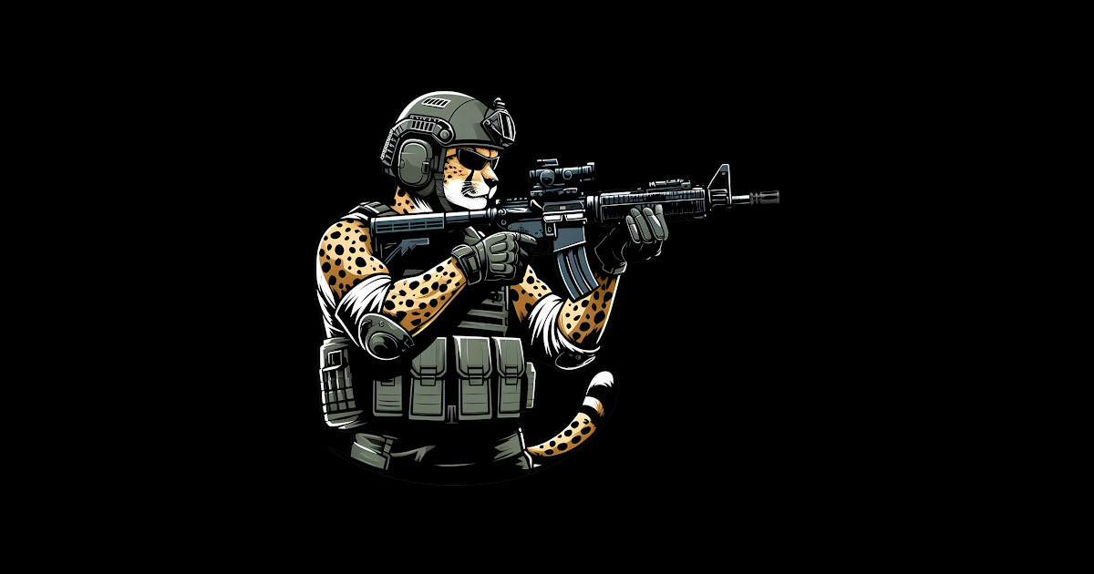 Tactical Tiger - Tiger - Sticker | TeePublic