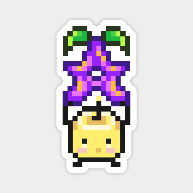 Yellow Junimo with Stardrop - Stardew Valley - Magnet | TeePublic