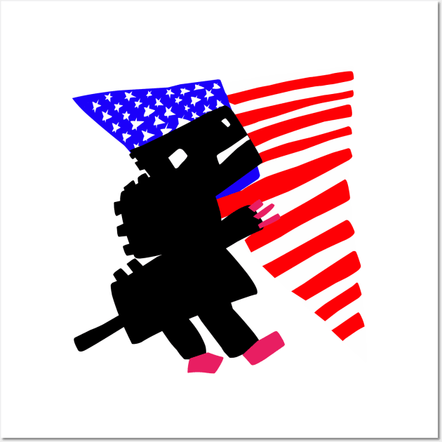 Godzilla flag - Godzilla - Posters and Art Prints | TeePublic