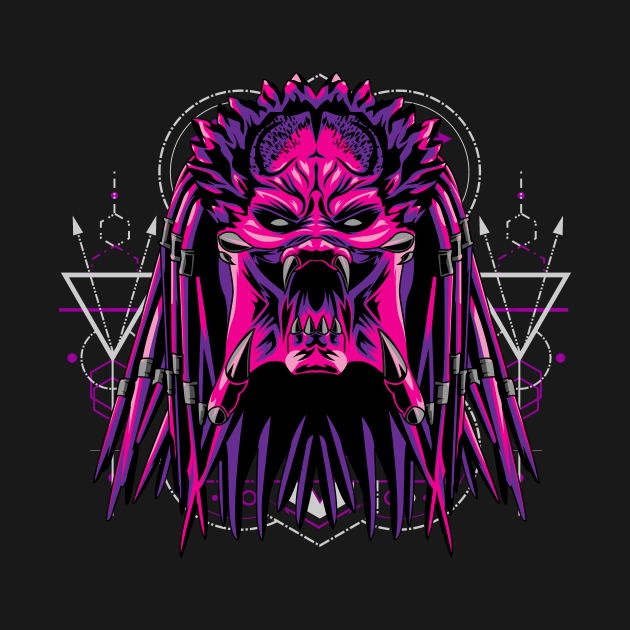 vintage retro predator - Vintage Retro Predator - T-Shirt | TeePublic