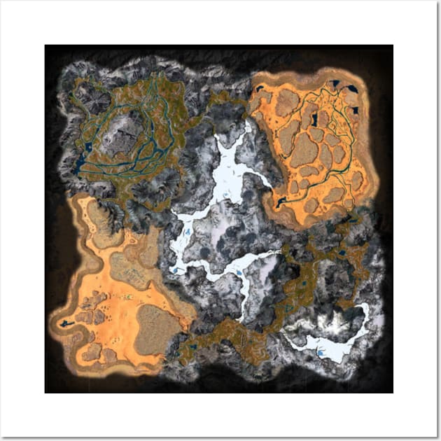 Icarus Map - Icarus Map - Posters and Art Prints | TeePublic