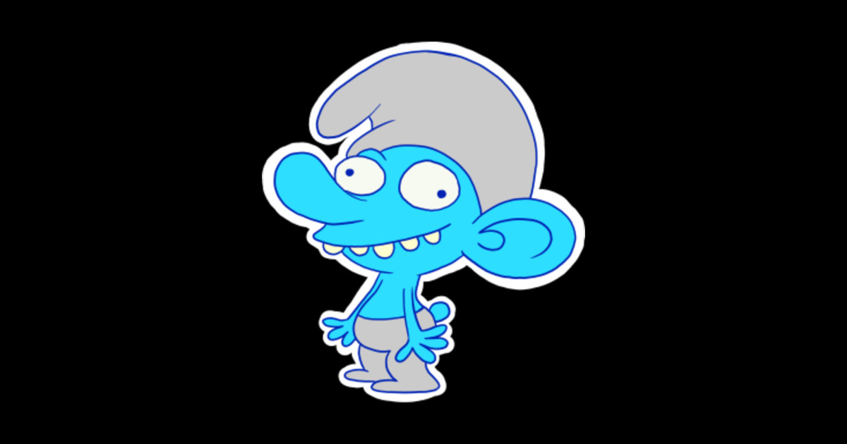 Guilt Smurf - Smurfs - Sticker | TeePublic