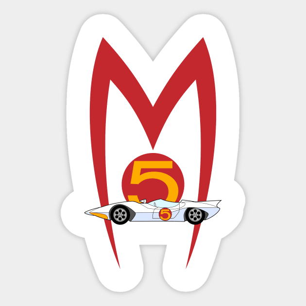 MACH 5 SPEED RACER - Speed Racer - Sticker | TeePublic