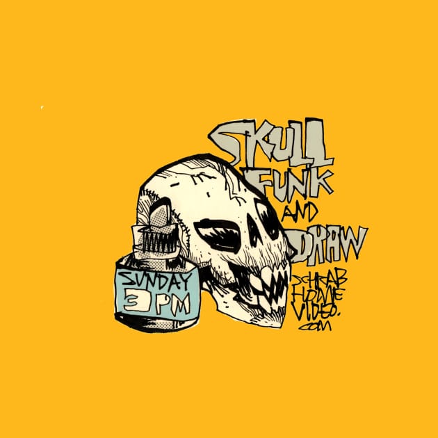 SKULL FUNK & DRAW - Jim Mahfood - T-Shirt | TeePublic