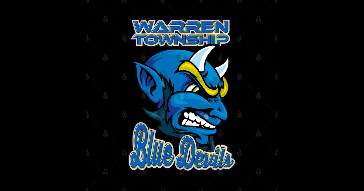 Warren Township high school Blue Devils Mascot Logo - Warren Township ...