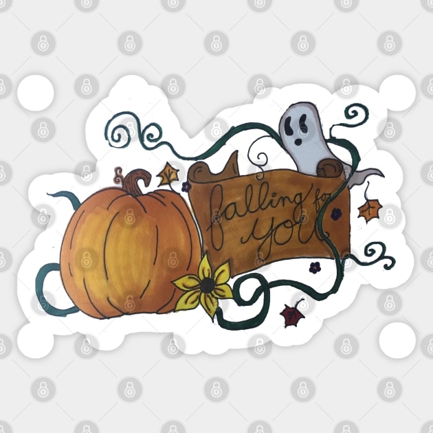 Falling for You - Fall - Sticker | TeePublic