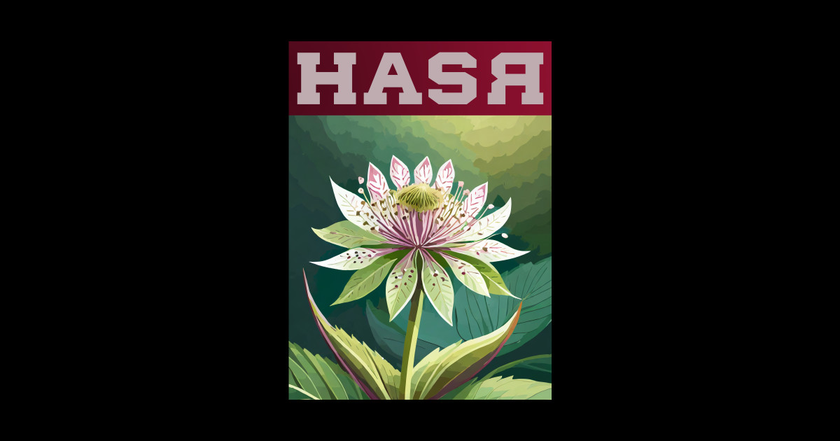 Flower Astrantia (Design 1) - Floral - Sticker | TeePublic