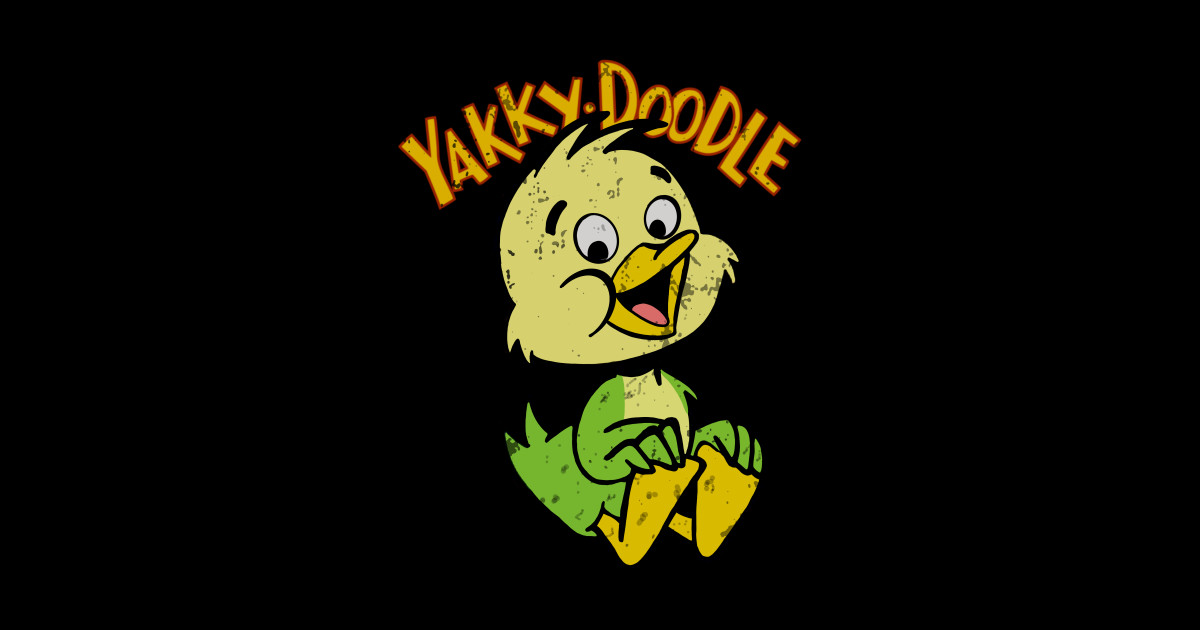 Retro Cartoon Baby Duck - Saturday Morning Cartoons - Sticker | TeePublic