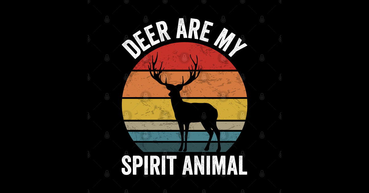 Spirit animal deer - Spirit Animal - Sticker | TeePublic