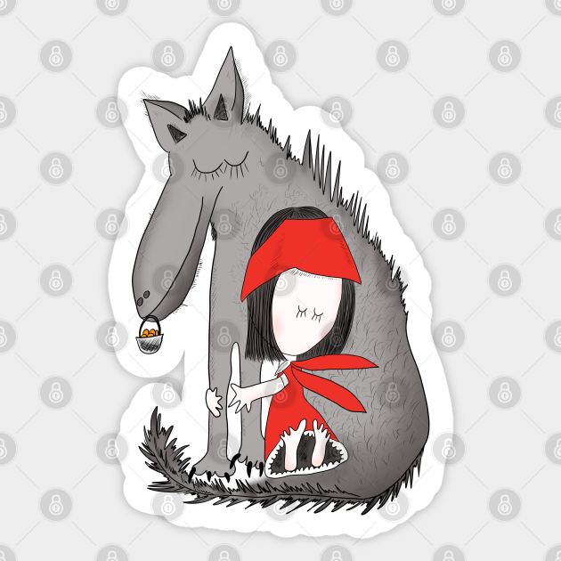 Little Red Riding Hood - Little Red Riding Hood - Sticker | TeePublic