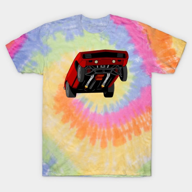 Red 1969 drag car - Drag Racing - T-Shirt | TeePublic