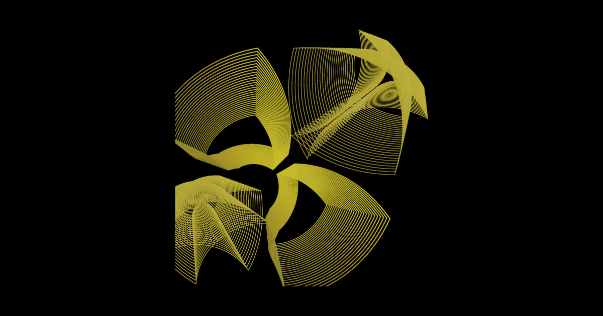 Luxury geometric lineart gold abstract - Geometric - Magnet | TeePublic