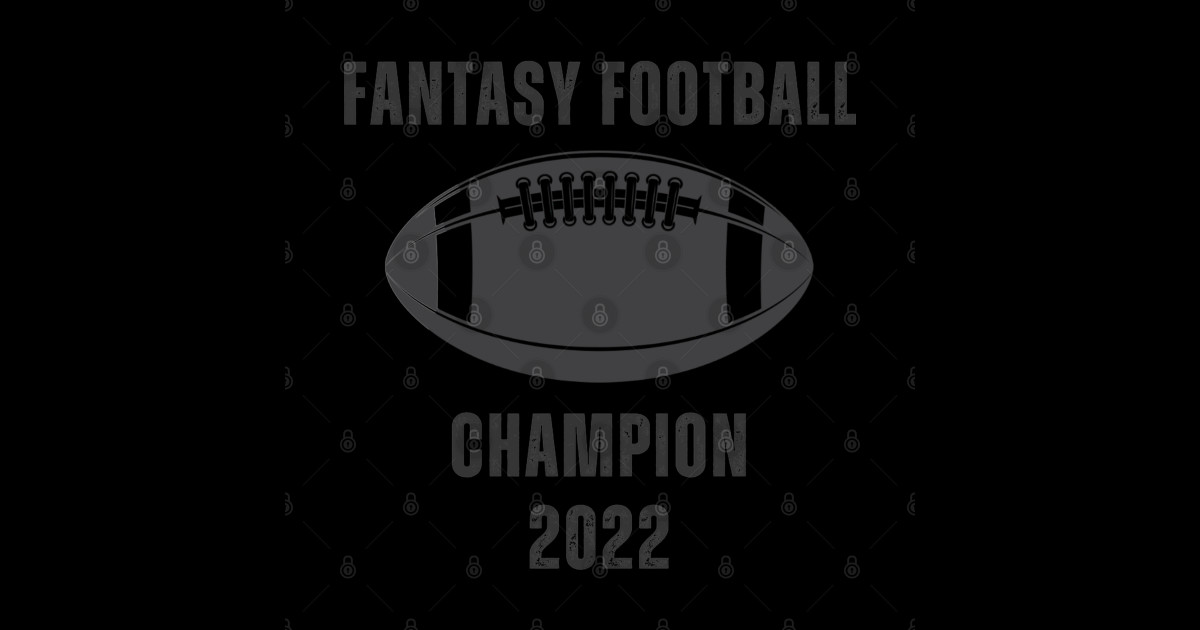 2022 Fantasy Football Champion Design - Fantasy Football - Sticker ...