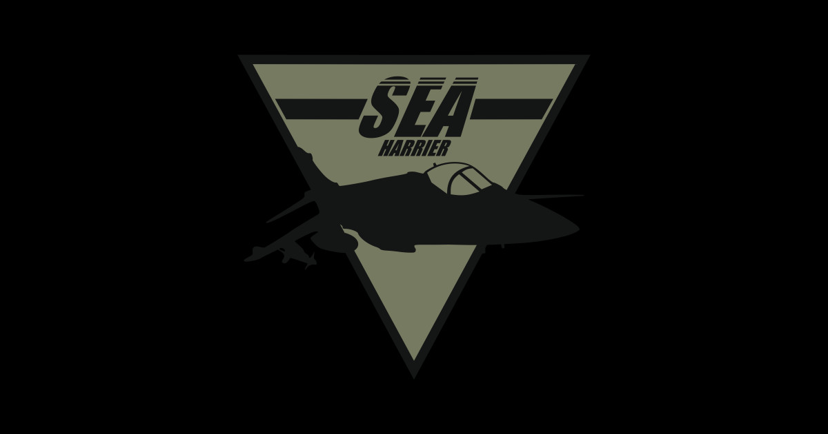 Sea Harrier - British Sea Harrier - Sticker | TeePublic