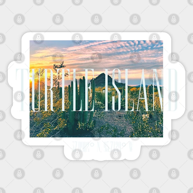 Turtle Island - Turtle Island - Sticker | TeePublic