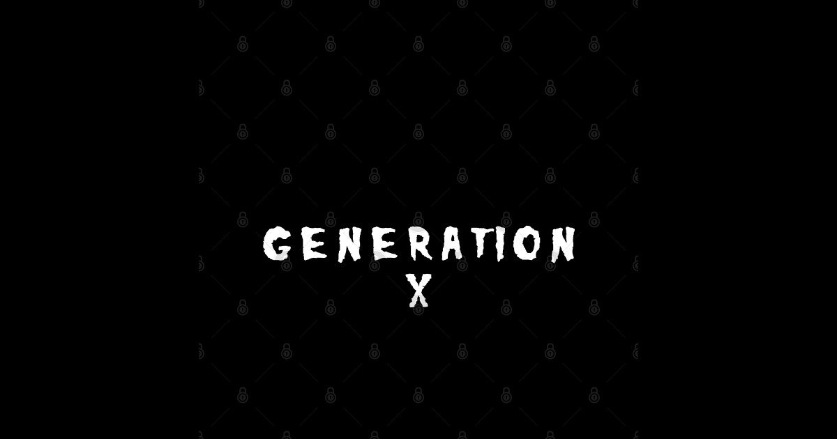 generation x classic boot - Generation X - Sticker | TeePublic