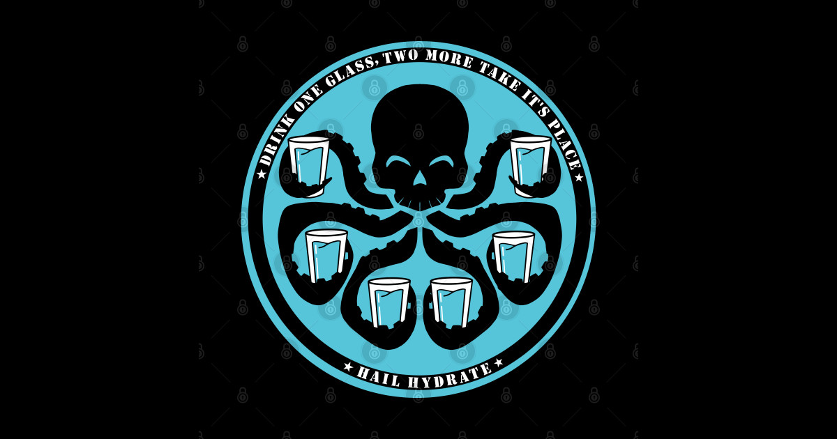 Hail Hydrate - Hailhydrate - Magnet | TeePublic