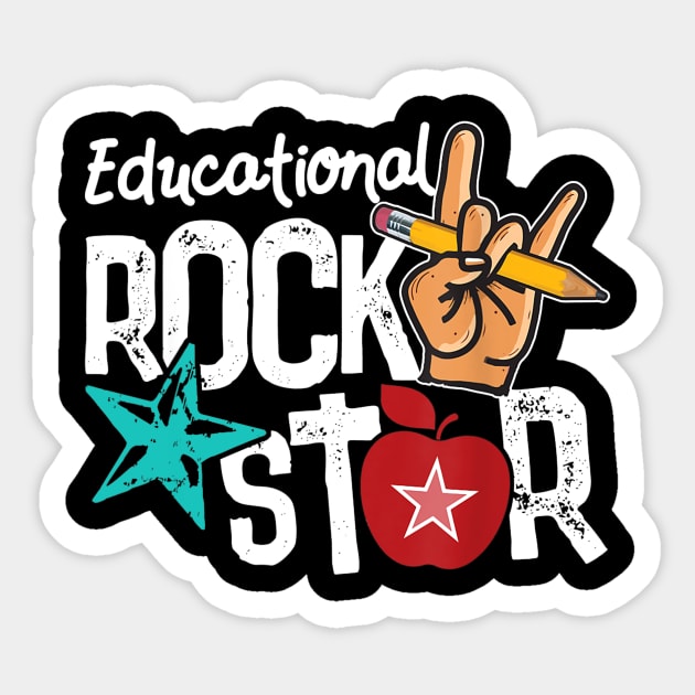 Educational Rockstar Teacher Gift Back to School Gift - Teacher ...