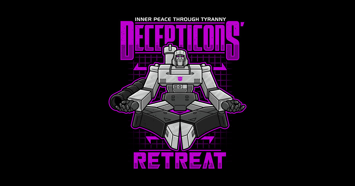 Decepticons' Retreat - Transformers - Sticker | TeePublic